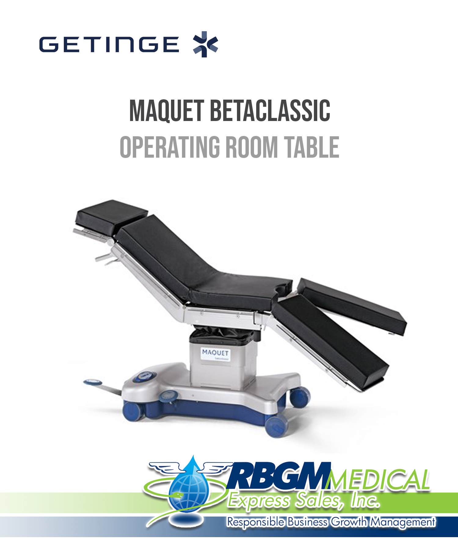 GETINGE - RBGM Medical Express Sales Inc.